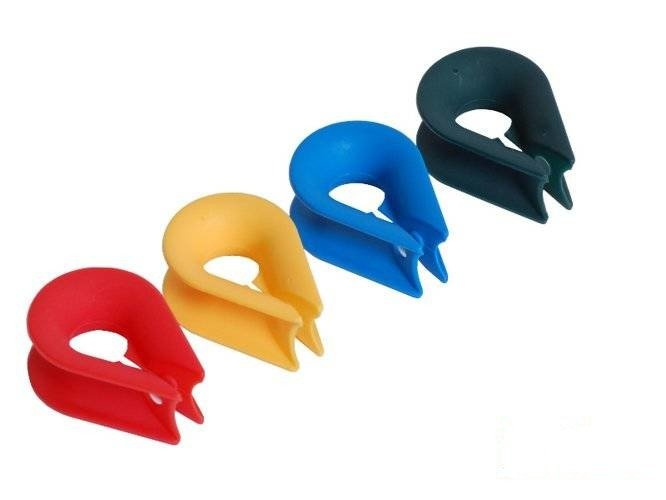 Plastic open small thimble yellow | ropes and acc. \ thimbles | OTITU ...